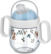 Světle modrý plastový dětský hrnek 200 ml Forest Friends by Little Dutch – Mepal