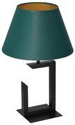 Stolní lampa 1xE27/60W/230V 45 cm zelená/zlatá