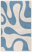 Modrý pratelný koberec 60x100 cm Blue Latte – Mila Home