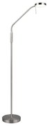 LED stojací lampa ve stříbrné barvě (výška 160 cm) Moreno – Reality