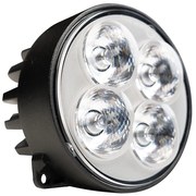 LED Bodové svítidlo pro traktor BLACK LED/20W/10-30V IP69 5700K kulatý