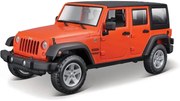 Maisto jeep wrangler unlimited 1:24 2015 oranžová