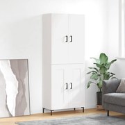 Skříň highboard bílá 69,5 x 34 x 180 cm kompozitní dřevo 3195787