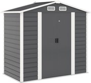 Zahradní domek Outsunny 2,36 m² 213x120x194 cm Exteriérové úložiště se zesíleným podstavcem (podlaha není součástí) Posuvné dveře s visacím zámkem a o