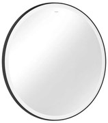 Hansgrohe Xarita Lite S - Zrcadlo s LED osvětlením a vyhříváním, průměr 90 cm, IR senzor, matná černá 54980670