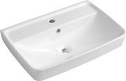 Aqualine Aqualine, DURU keramické umyvadlo 60x40 cm, bílá, TU0351