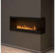 InFire - Rohový BIO krb 45x120 cm 3kW černá