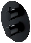 OMNIRES Y - Termostatická baterie pod omítku, pro 2 spotřebiče, černá Y1236ROBL