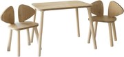 Dětská sada stolečku a židliček 2 ks Mickey Two Chair Set - Brown