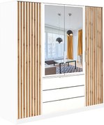 Stolar Šatní skříň Bali Lux D4 Barva: bílá