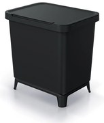 Odpadkový koš, 29 l, černá