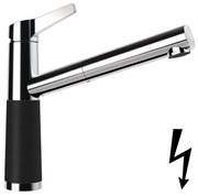 SCHOCK SC-510 - Dřezová baterie s výsuvnou koncovkou, Onyx/chrom 554123GON