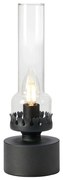 Černá stolní lampa se skleněným stínidlem (výška 31 cm) Kandella – Markslöjd