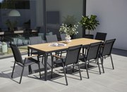 Noela Zahradní jídelní set Milano + 8x kovová židle Oslo
