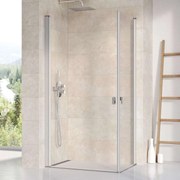 Ravak Chrome - Sprchové dveře CRV1-80, 78-80 cm, satin/čiré sklo 1QV40U01Z1