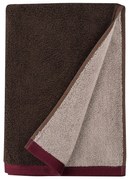 Hnědý froté ručník z Bio bavlny 50x90 cm Soft – Mette Ditmer Denmark