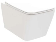 Ravak Natural - Závěsné WC se sedátkem SoftClose, RimOff, bílá X01984
