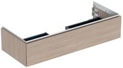 Geberit ONE - Umyvadlová skříňka 118x27x47 cm, 1 zásuvka, dub 505.075.00.5