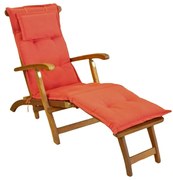 Zahradní podsedák na lehátko v cihlové barvě 48x175 cm Bristol – Sun Garden