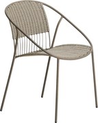 Taupe zahradní židle Atrani – Kave Home