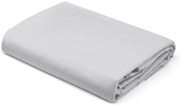 Detexpol Saténové prostěradlo s gumou 220x200 stříbrné jednobarevné Pure