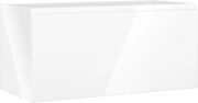 Mexen Orio, koupelnová skříňka 100 cm, 1 zásuvka, bílá lesklá, 91A10-10047-1-BF00