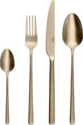 Příborový set 16 ks – Calgary PVD champagne matný - 120827