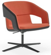 NARBUTAS - Otočné křeslo TWIST&SIT SOFT G5A0443 s černou podnoží