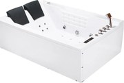 BPS-koupelny Hydromasážní vířivá vana Fenix 606BH 180x120 s ohřevem vody, levá