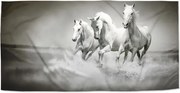 Sablio Ručník Bílí koně - 30x50 cm