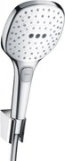 Hansgrohe Raindance Select E, sprchový set 120 3jet s hadicí 1600 mm, bílá/chromová, HAN-26720400