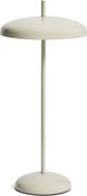 Šedá LED stmívatelná stolní lampa s kovovým stínidlem (výška 35 cm) Porte – Kave Home