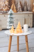 ALBERI - Sada tří stromečků, jedinečná dekorace, meruňková