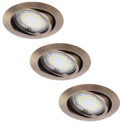 Rabalux 1051 - SADA 3xLED Podhledové svítidlo LITE 3xGU10-LED/3W/230V
