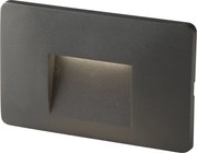 FAN INC-BREEN-503 ANT Zápustné venkovní svítidlo LED Breen, antracit, hliník/sklo, 3 W, 290 lm, 4000 K, IP65, 13 x 1 x 8,5 cm - FANEUROPE