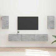 Sestava TV skříněk 5 ks Betonově šedá Kompozitní dřevo 3409072