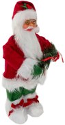 Tutumi, vánoční figurka Santa Clause 30cm 301251, bílá-červená-zelená, CHR-08900