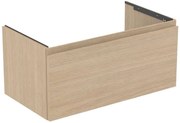 Ideal Standard Finesse - Umyvadlová skříňka, 80x44x38 cm, 1 zásuvka, bílý dub E3383US