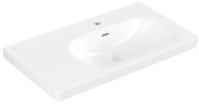 Villeroy & Boch Skyla - Umyvadlo, 80x46 cm, s přepadem, otvor pro baterii, alpská bílá 5A52R101