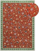 Červený/zelený koberec s vánočním motivem 160x230 cm Toy's Delight Nostalgic Noel Red Green – Villeroy&Boch