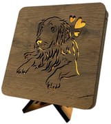 Li-Go "Retrívr" lampa 19x19cm provedení povrchu: bříza