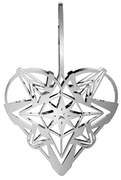 Vánoční ozdoba Christmas Heart Silver 25,6 cm Rosendahl