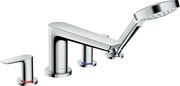 Hansgrohe Talis E, baterie na okraj vany, 4-otvorová instalace, chromová, 71748000