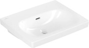 Villeroy & Boch Skyla - Umyvadlo 55x45 cm, s přepadem, bez otvoru pro baterii, alpská bílá 5A515701