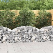 Klenutý gabionový koš 150 x 50 x 60/80 cm pozinkované železo 153453