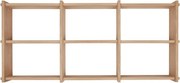 Patrová police z dubového dřeva v přírodní barvě 37 cm Grid – OYOY Living Design