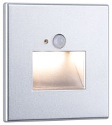 Paulmann 93134 Edge Quadro, svítidlo do stěny se senzorem, 1x1,2W LED 2700K, matný chrom, 8x8cm