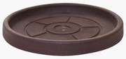 Miska pod květináč PLATO, plast, Ø 37 cm, hnědý