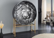 Luxusní skříňka z mangového masivu Lion černá 100cm