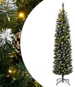 Umělý úzký vánoční stromek se 150 LED 120 cm